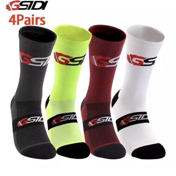 Sidi | Underwear & Socks | 4 Pair Sidi Cycling Socks Tri Colors Pro ...